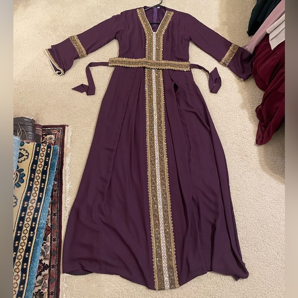Dresses | Arabian Purple And Gold Dress | Poshmark